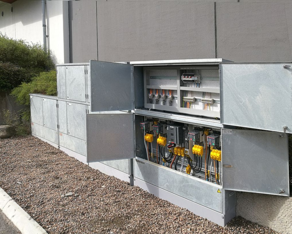 Kabelskåp - Centralsystem